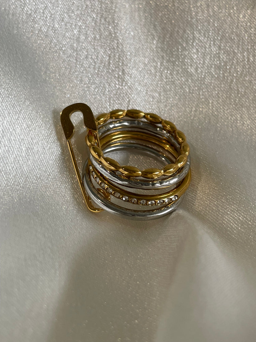Lora stacked ring – Shellbrands