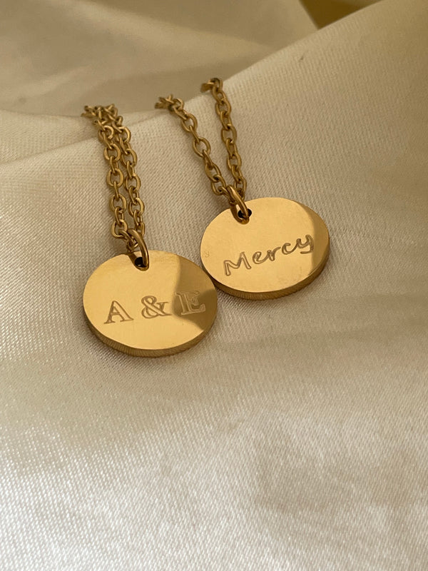 Initial necklace – Shellbrands